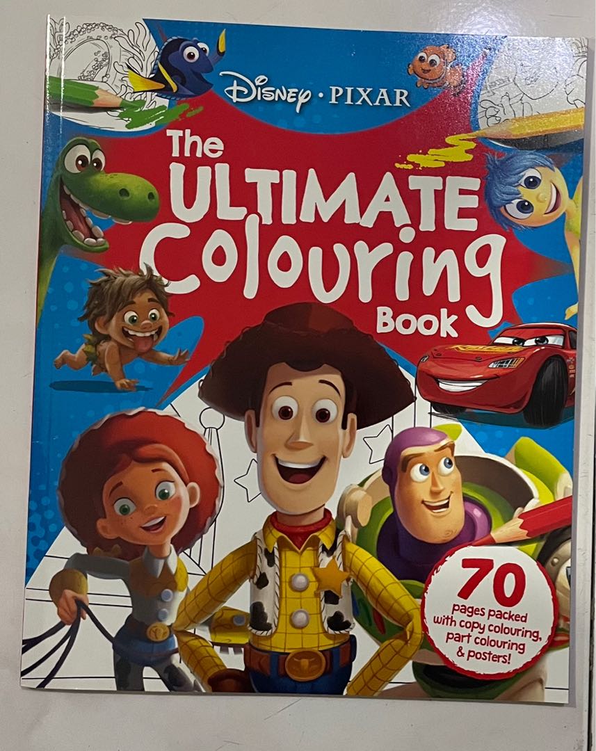 Disney Ultimate Coloring Book, Hobbies & Toys, Books & Magazines ...