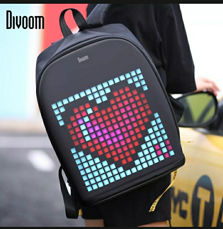 Divoom LED Pixel Backpack, Men's Fashion, Bags, Backpacks on Carousell