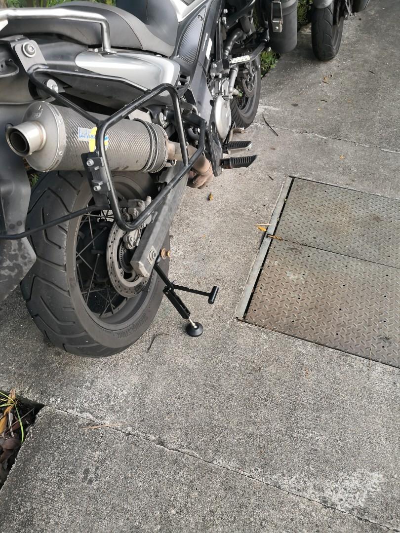 Foldable paddock stand, Motorcycles, Motorcycle Accessories on Carousell