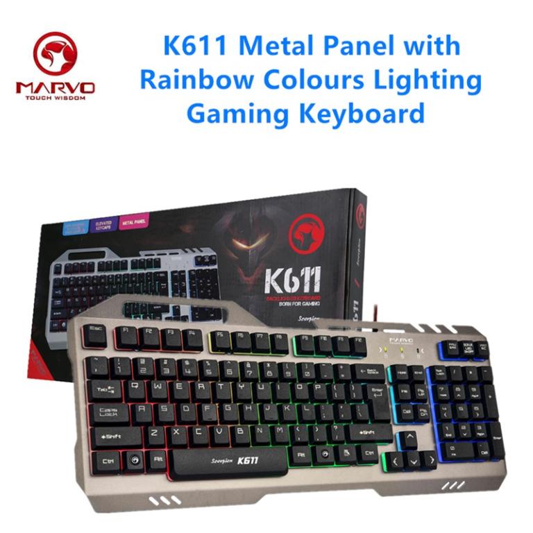 MARVO K611 / K632 / KG919 Gaming Keyboard M205 / M306 / M316 / G909H ...