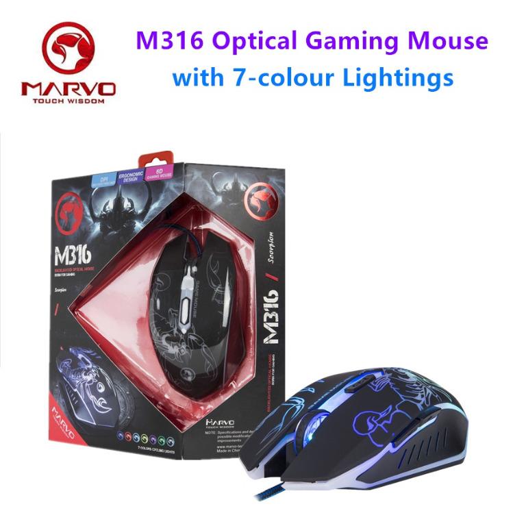 MARVO K611 / K632 / KG919 Gaming Keyboard M205 / M306 / M316 / G909H / G922 Gaming Mouse G5 / G6 ...