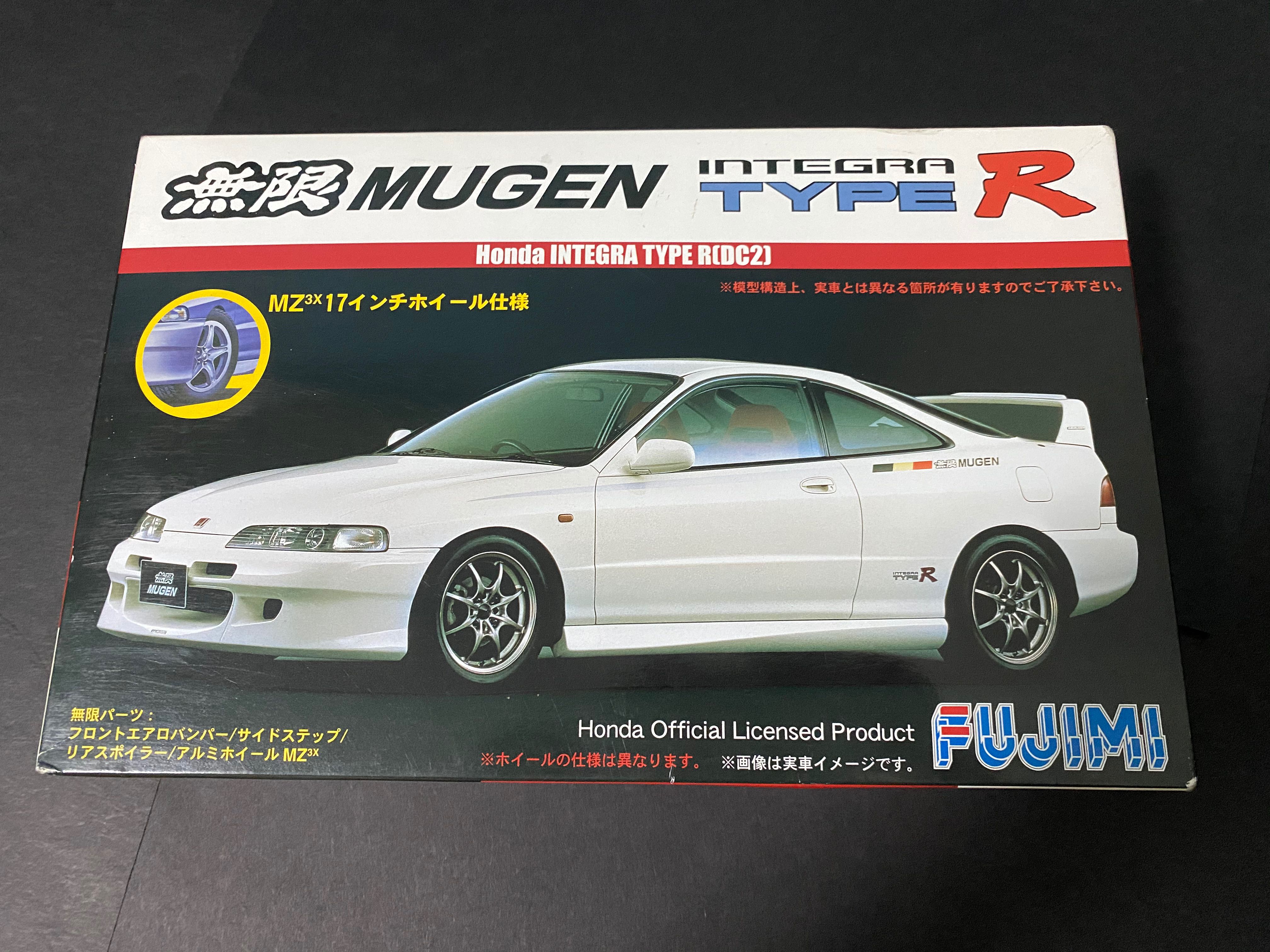 Fujimi 1/24 Scale Honda Integra DC2 Type R Mugen Bodykit Model Kit ...