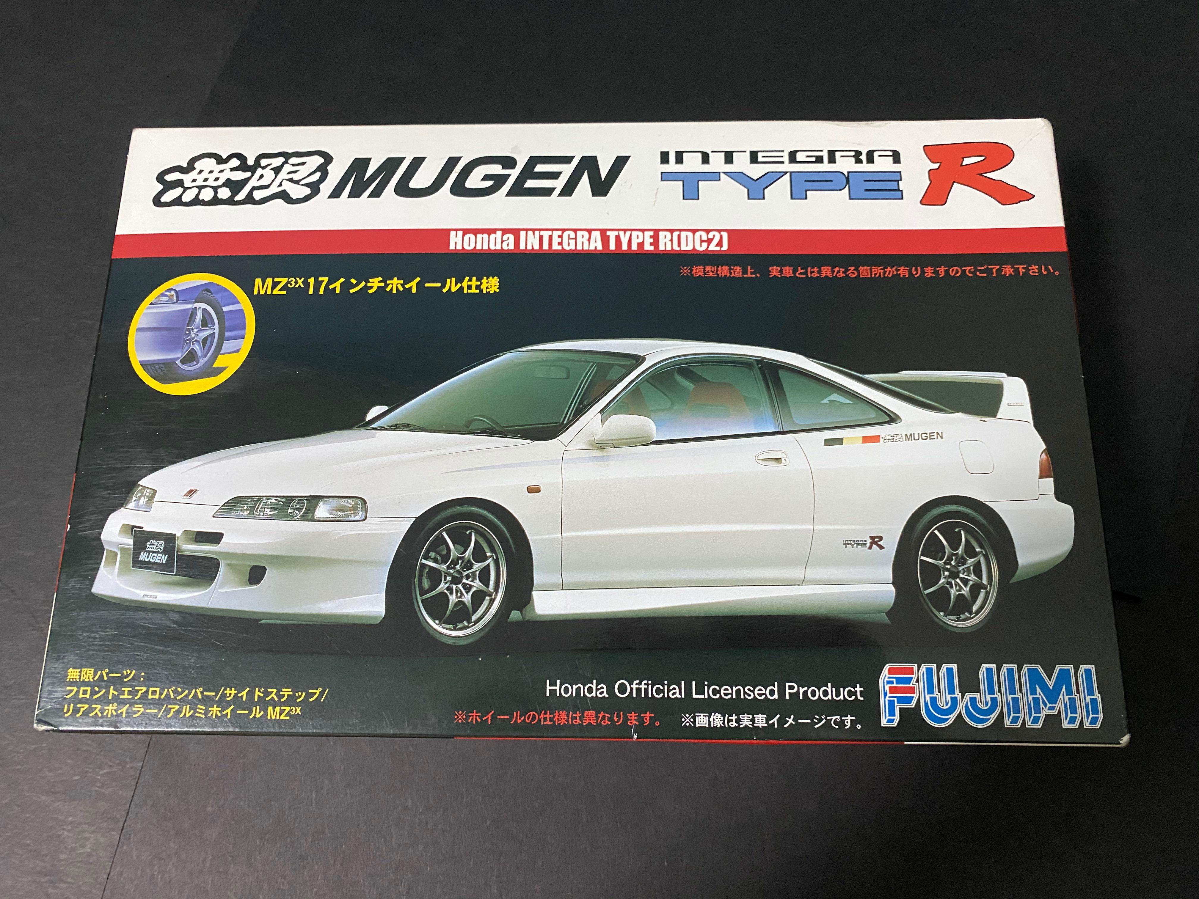 Fujimi 1/24 Scale Honda Integra DC2 Type R Mugen Bodykit Model Kit ...