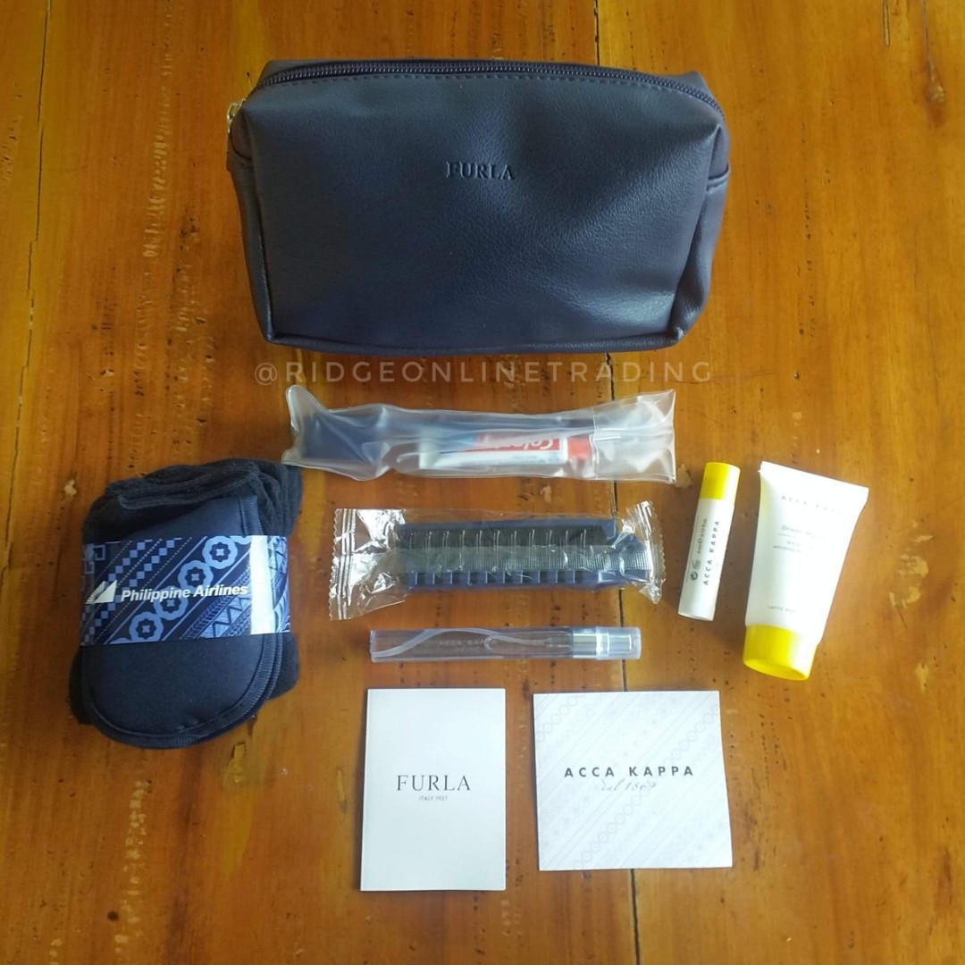 FURLA x PAL Amenity Toiletry Travel Kit, Hobbies & Toys, Travel, Travel ...