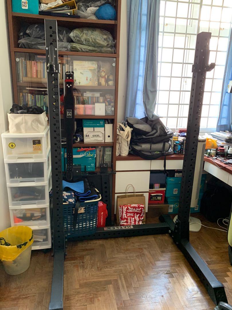 Hatlex Squat Rack, Sports Equipment, Exercise & Fitness, Weights ...