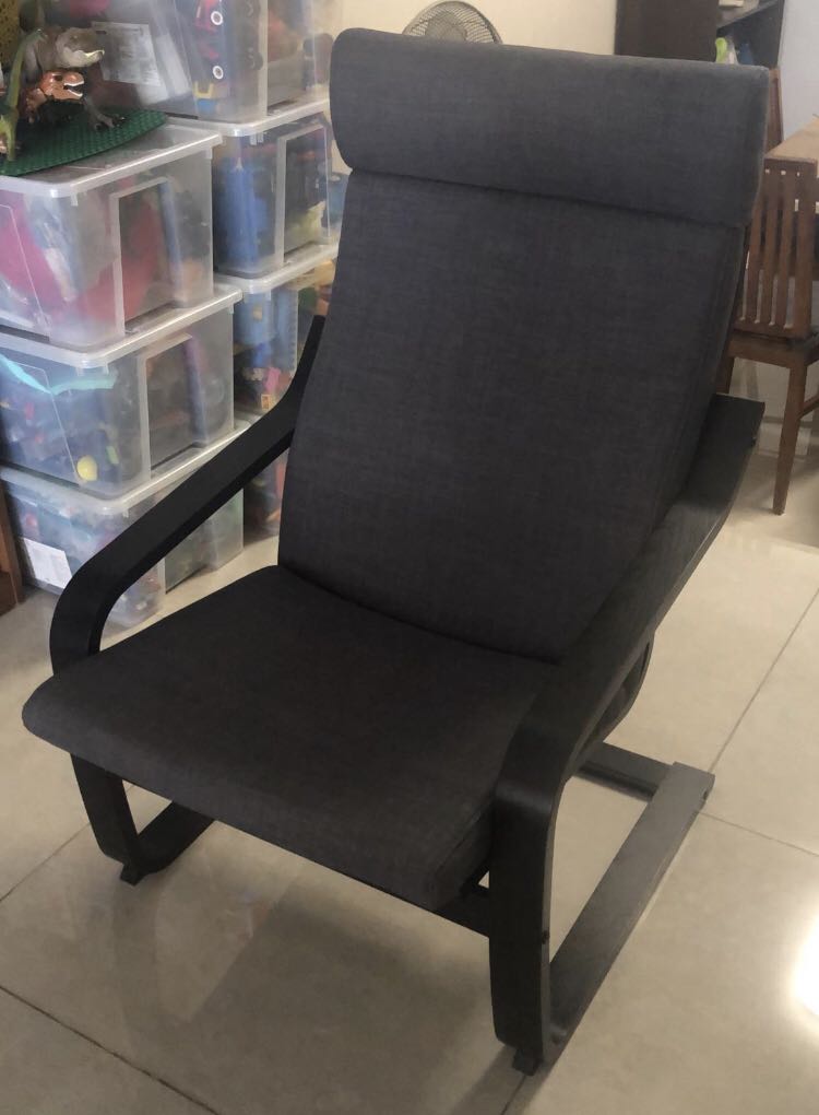 IKEA Poang Chair, Furniture & Home Living, Furniture, Tables & Sets on ...