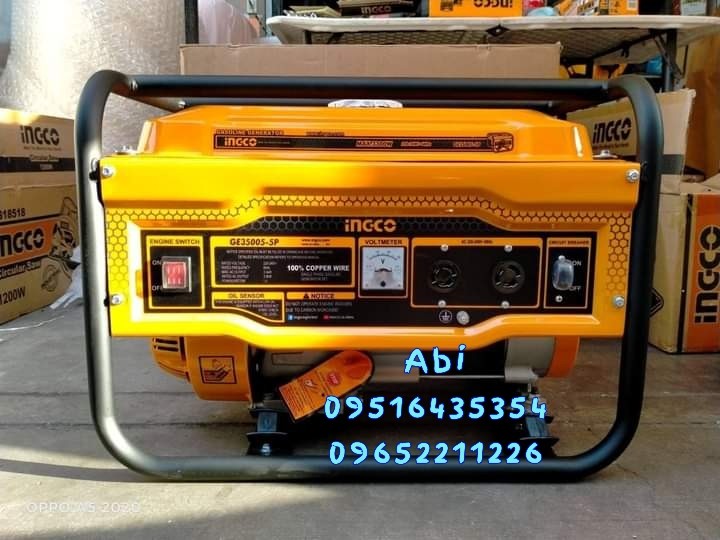 INGCO GE35005-5P 3.5kva Portable Gasoline Generator Set, Commercial ...