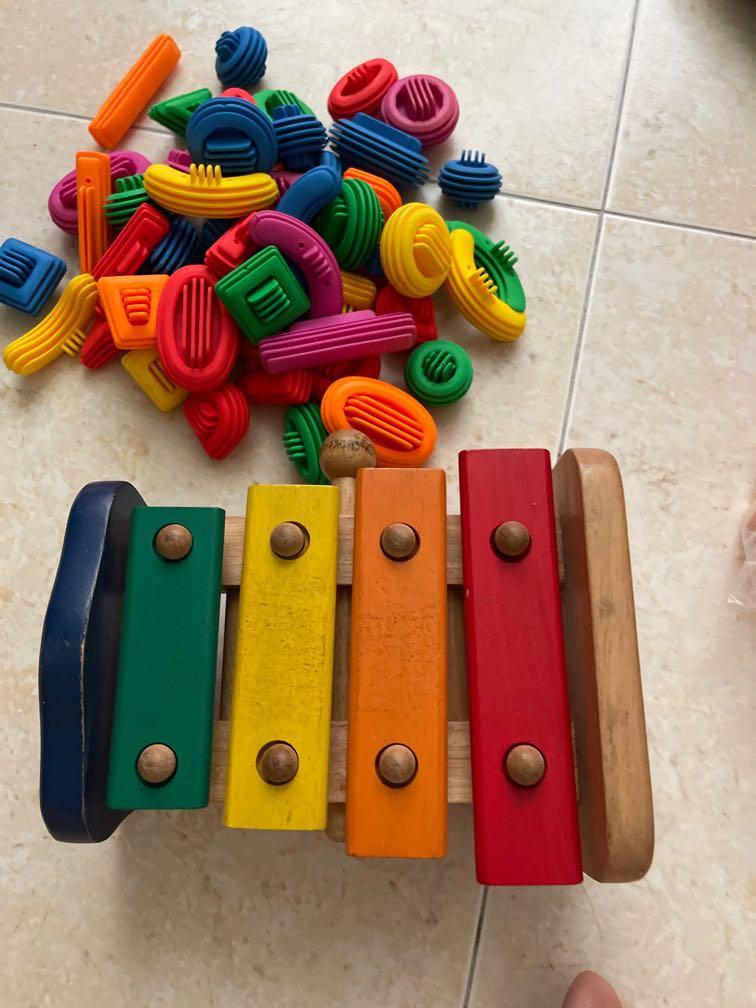 K’s Kids blocks, I’m Toy musical instrument and manipulatives, Hobbies ...