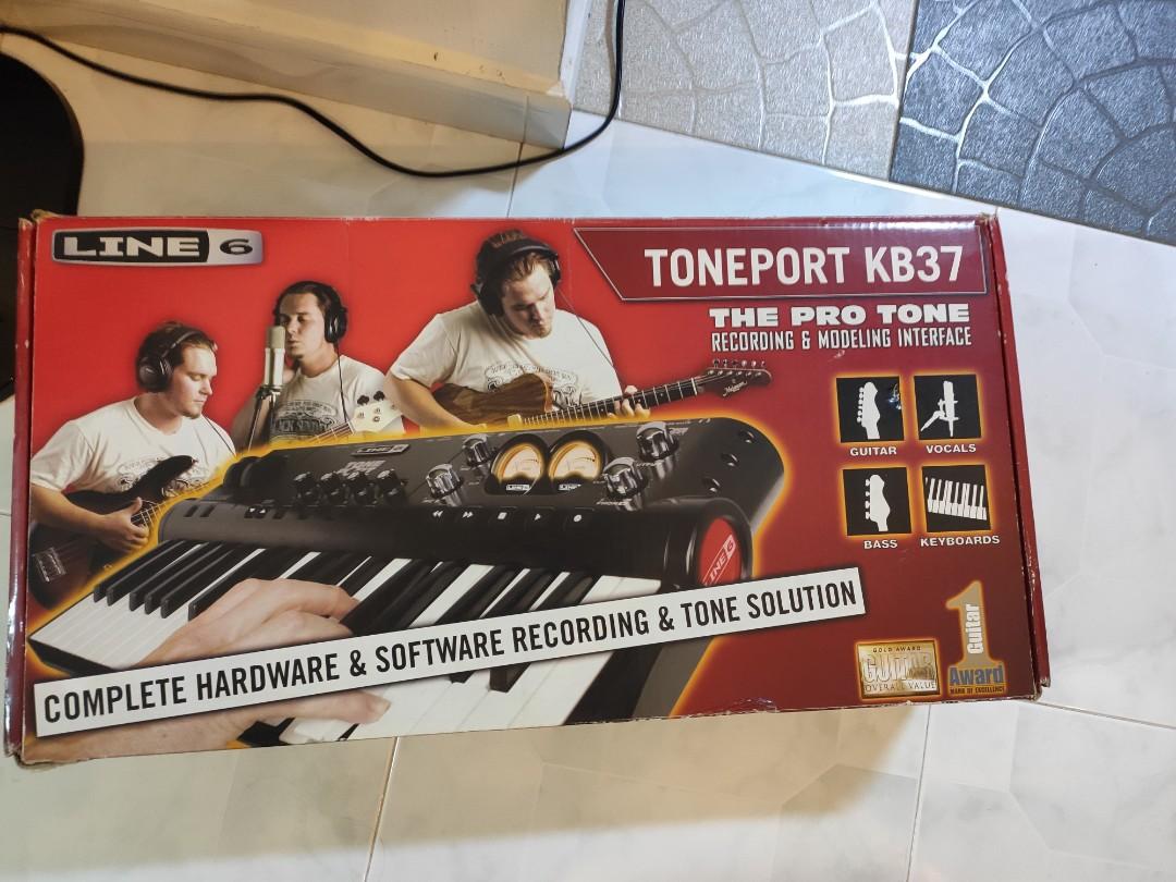 Line 6 Toneport KB37 (Audio Interface, Midi controller), Hobbies & Toys ...