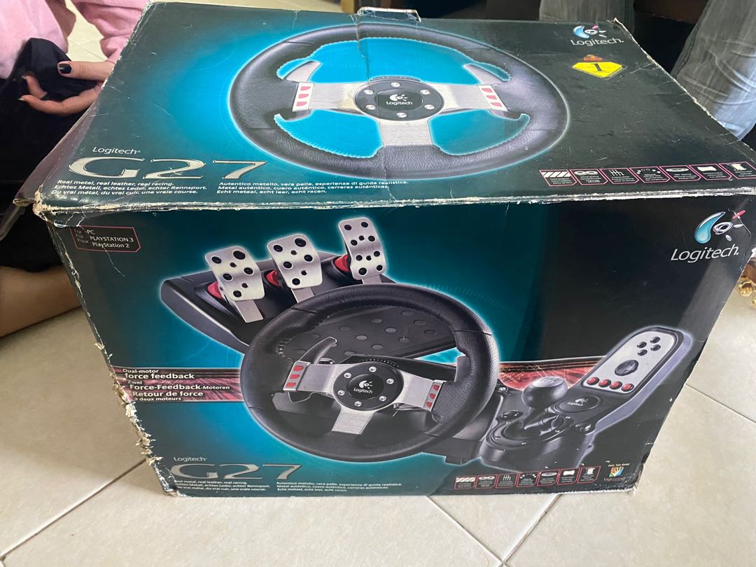 Logitech G27 Racing Wheel, Video Gaming, Gaming Accessories ...