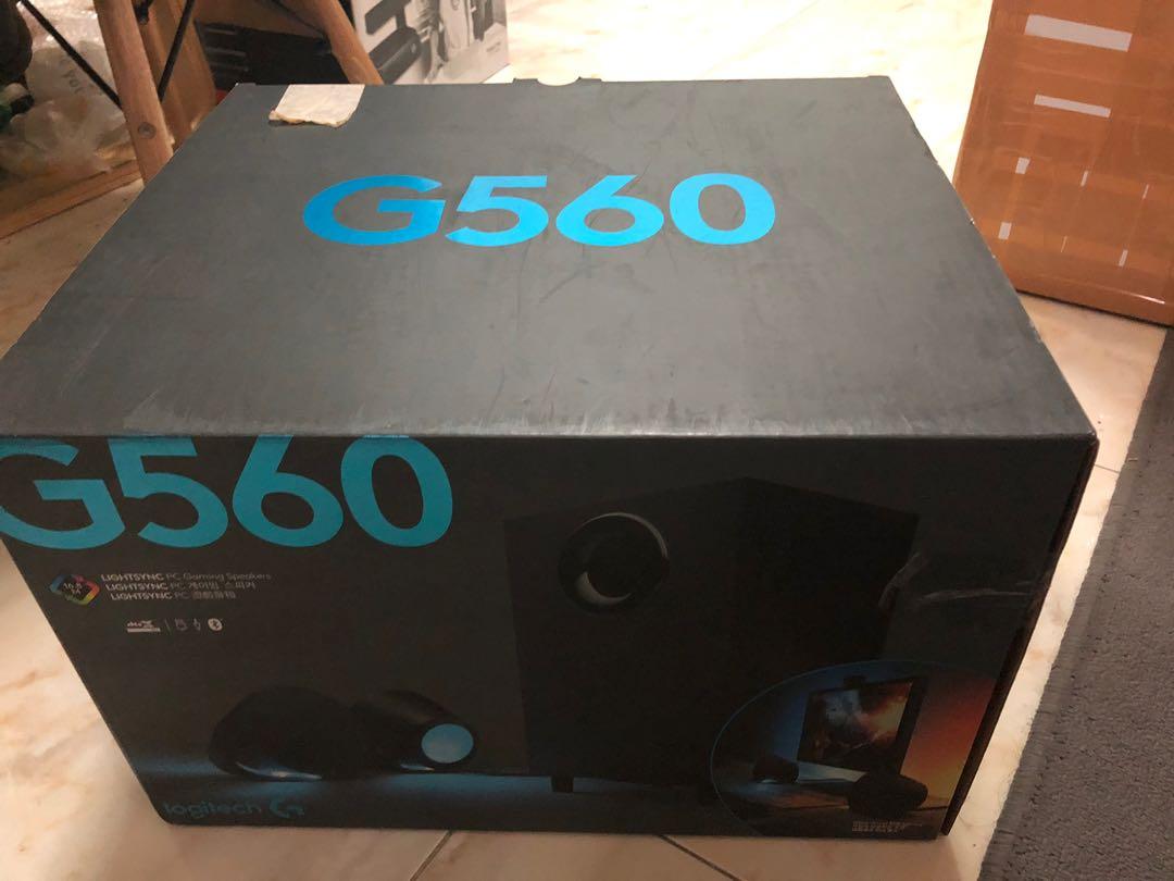 Logitech g560 rgb gaming speaker + bluetooth, Electronics, Computer ...