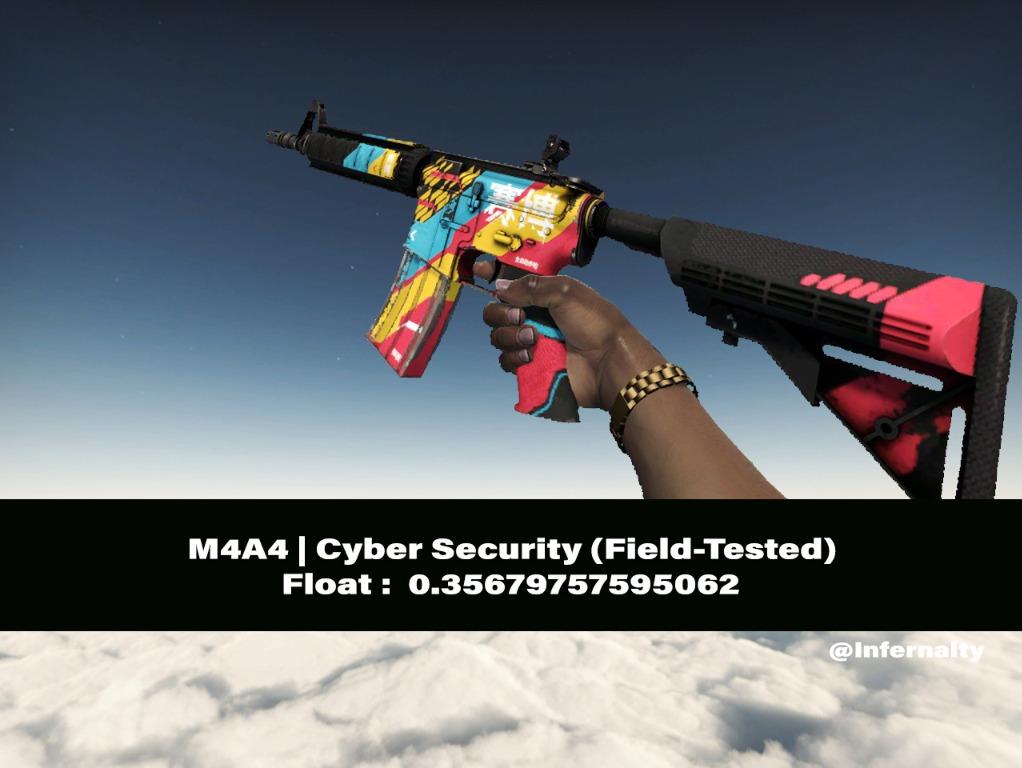 M4A4 Cyber Security FT CSGO SKINS KNIVES, Video Gaming, Gaming Accessories, Game Gift Cards ...