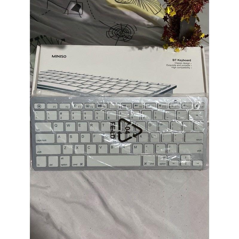 Miniso Bluetooth Keyboard Computers And Tech Parts And Accessories Computer Keyboard On Carousell