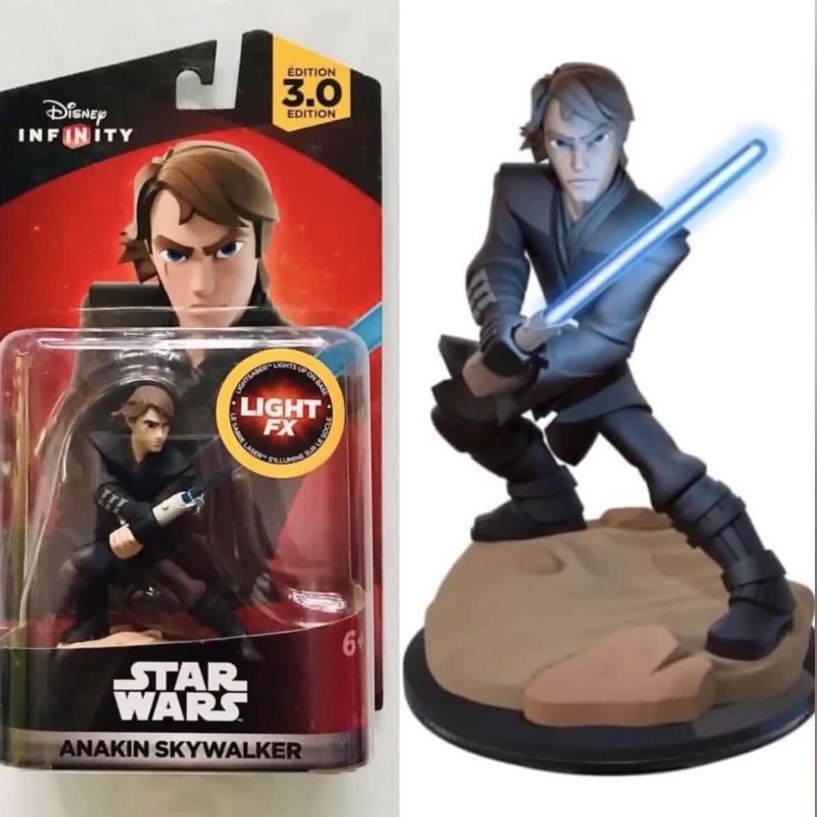 MISB Disney Infinity Star Wars Anakin Skywalker Light FX Figure ...
