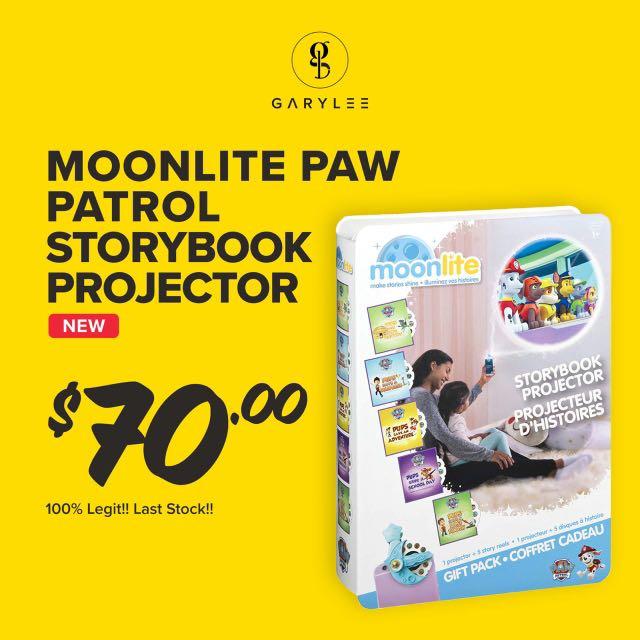 Moonlite Paw Patrol Storybook Projector, Hobbies & Toys, Toys & Games on Carousell