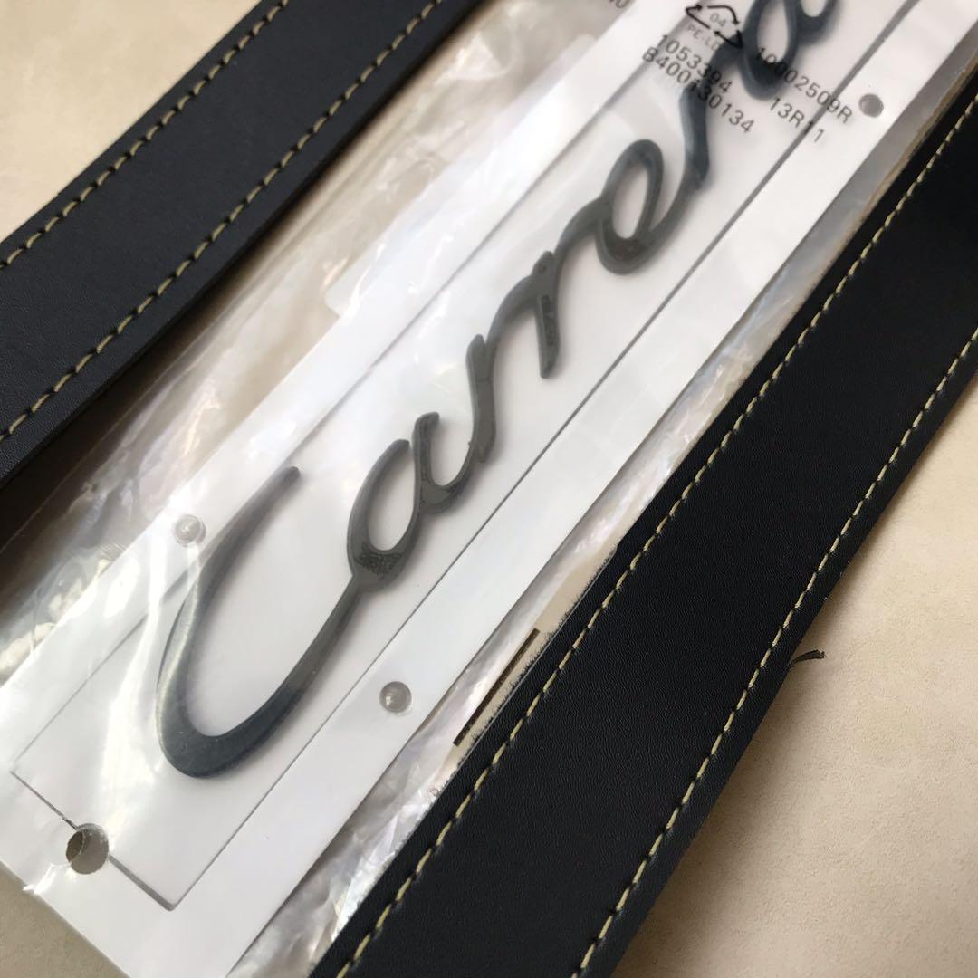 New Porsche Carrera 911 rear emblem logo satin black 997 991 996 993 ...