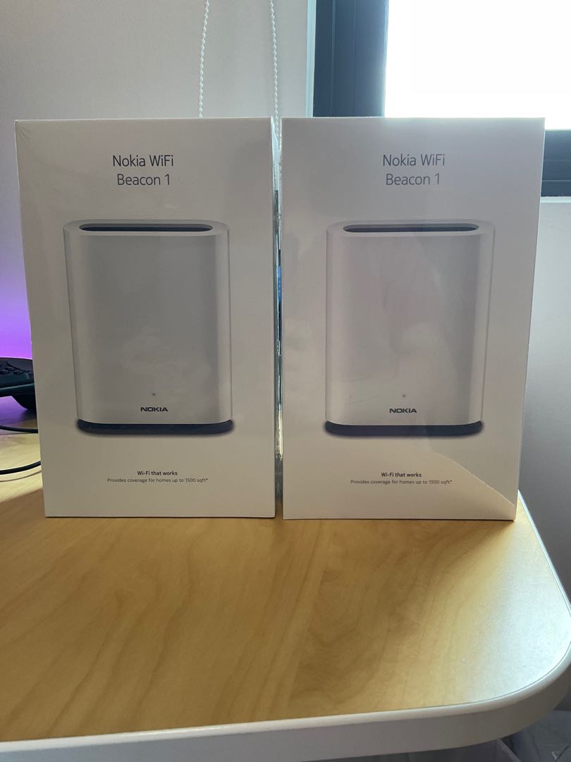 Nokia Beacon 1 Wifi Mesh (Set of 2), Computers & Tech, Parts ...