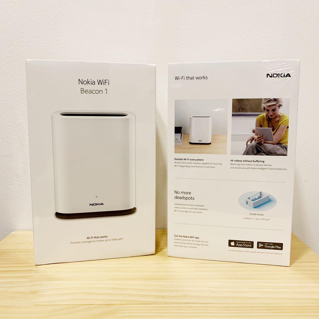Nokia Wifi Beacon 1 Mesh Router, Computers & Tech, Parts & Accessories ...