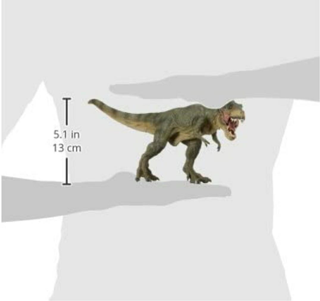 Papo 55027 The Dinosaur Figure, Green Running T-Rex, Hobbies & Toys ...