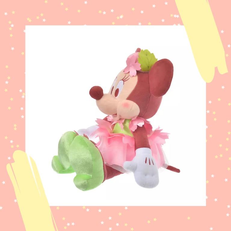 (PO) Authentic Japan Disney Minnie Mouse Cherry Blossom Sakura Plush ...