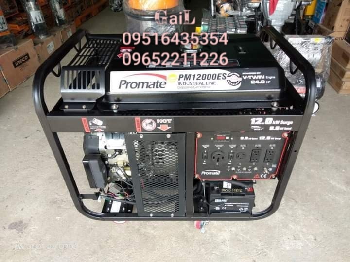 PROMATE 12kva Gasoline Industrial Generator Set - 2 Cylinder Engine ...