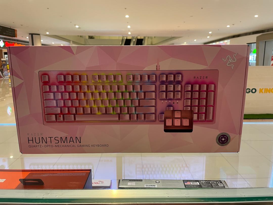 Razer Huntsman Quartz Pink Mechanical Keyboard, Computers & Tech, Parts ...