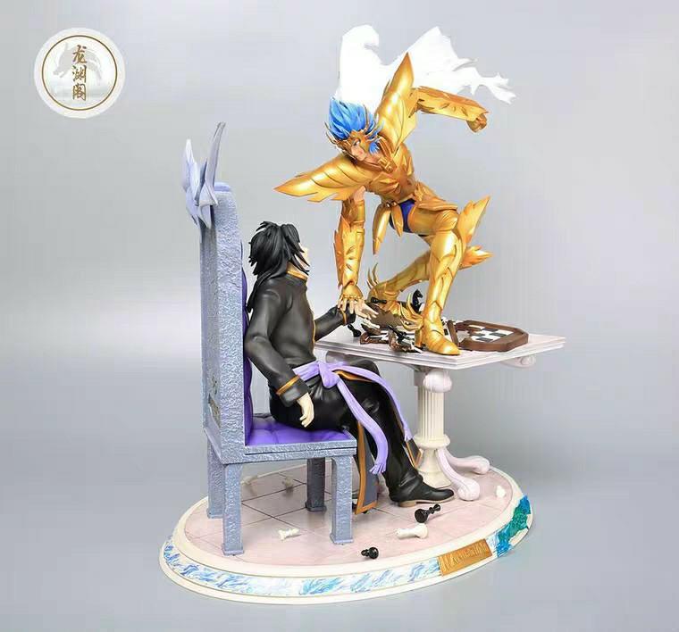 Saint Seiya The Lost Canvas Statue Virgo Ashimita and Cancer Manigold ...