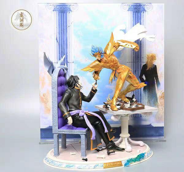 Saint Seiya The Lost Canvas Statue Virgo Ashimita and Cancer Manigold ...