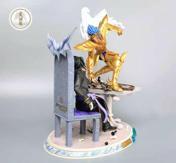 Saint Seiya The Lost Canvas Statue Virgo Ashimita and Cancer Manigold ...
