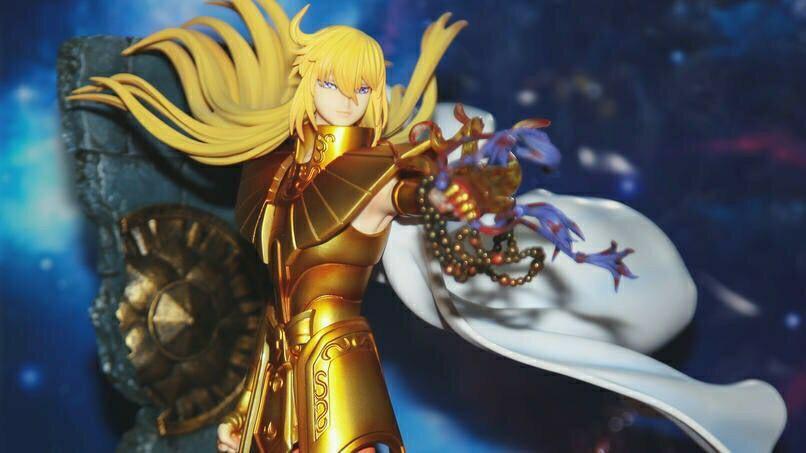 Saint Seiya The Lost Canvas Statue Virgo Ashimita and Cancer Manigold ...