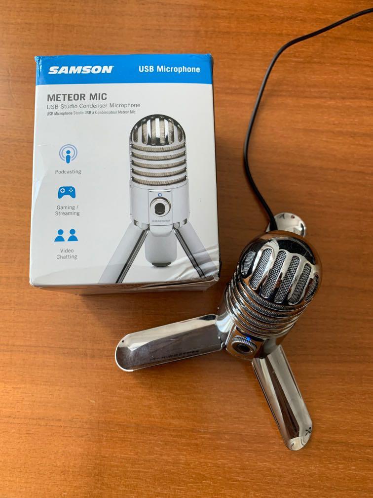 Samson Meteor Mic, Audio, Microphones on Carousell