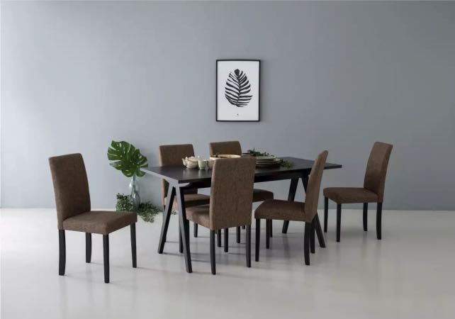 Scandinavian design dining table (Arturo Aden), Furniture & Home Living ...