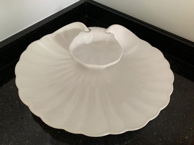 Shell Design Glass Plate, Furniture & Home Living, Kitchenware ...