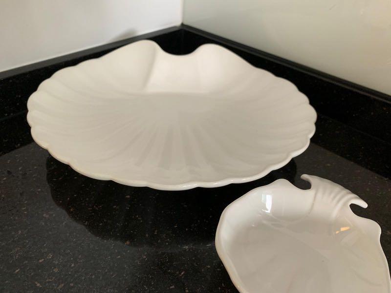 Shell Design Glass Plate, Furniture & Home Living, Kitchenware ...