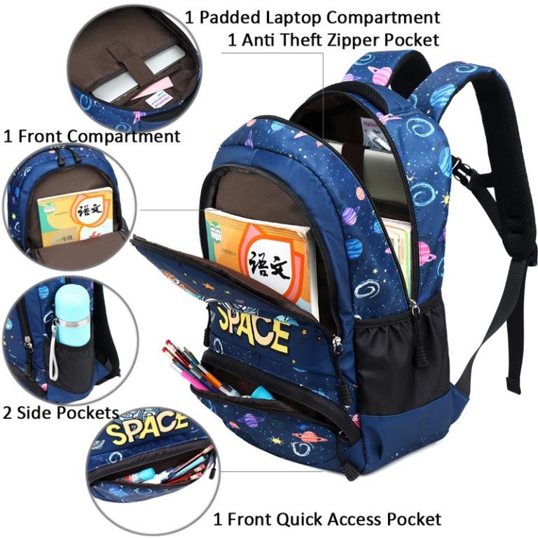 CELESTIAL SPACE School Bag Set (3 in 1), Babies & Kids, Going Out ...