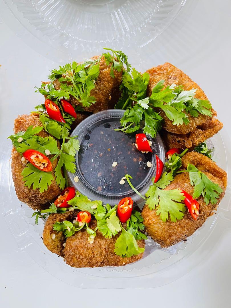 Tahu Begedil (Tofu puff filled with potatoes & minced meat), Food ...