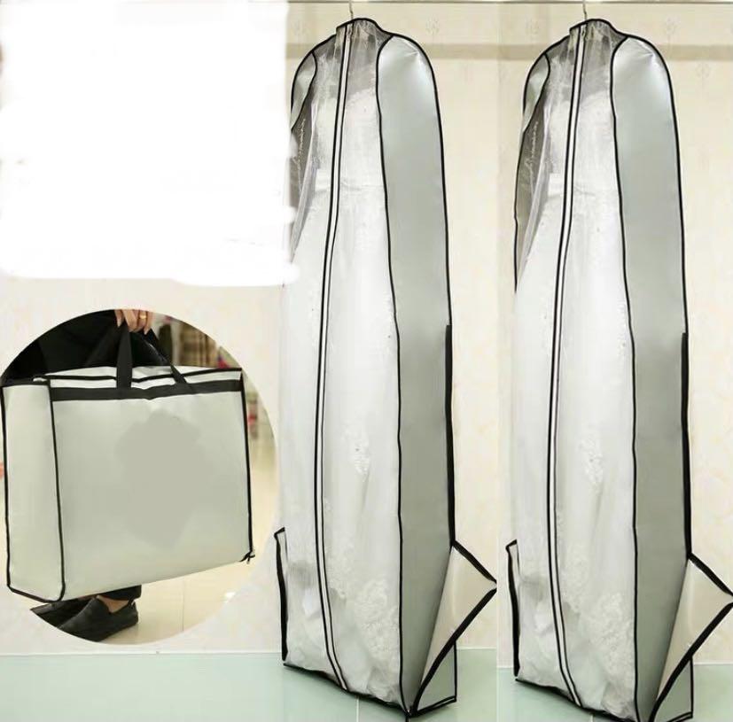 Wedding gown carrier / gown bag, Women's Fashion, Dresses & Sets ...