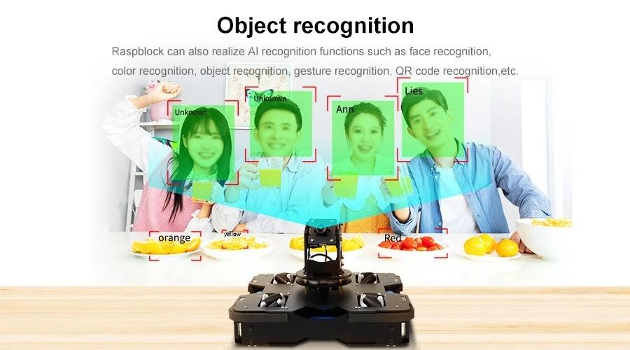 YahBoom Raspblock AI Smart Car for Raspberry Pi 4 Model B ...