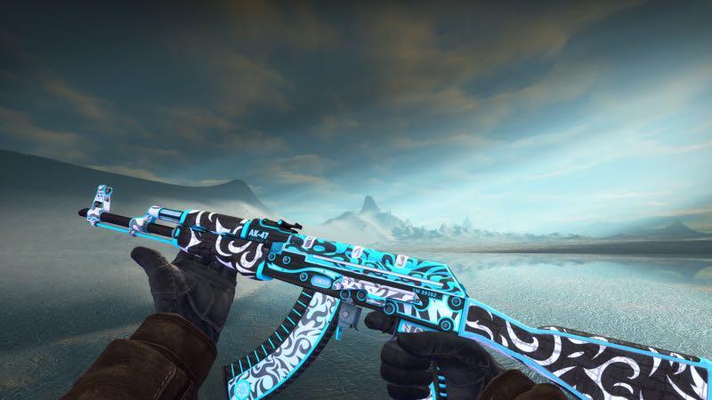 **0.08 LOW FLOAT** Ak-47 Frontside Misty MW CSGO SKINS KNIFE, Video ...