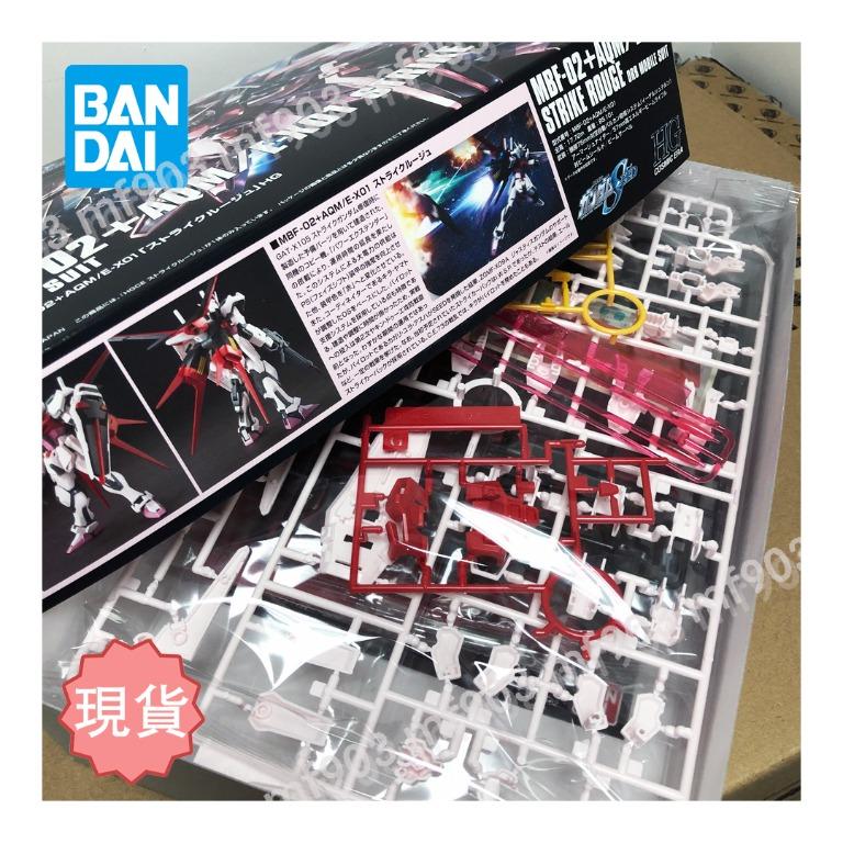 全新 BANDAI 萬代 現貨 HG 1/144 HGUC 176 MBF-02+AQM/E-X01 STRIKE ROUGE Gundam 高達模型 (Gundam Model Kits ...
