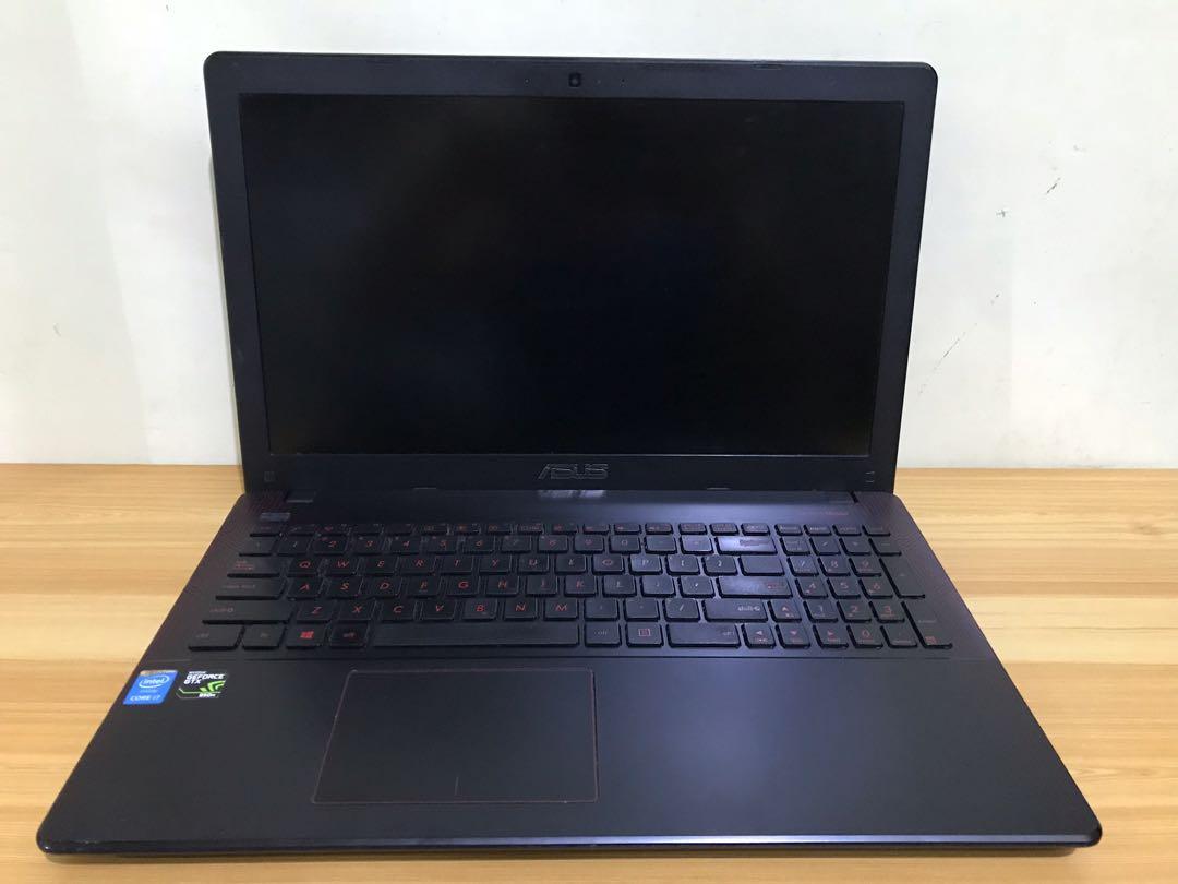 asus X550JX/ core i7-4th generation/ 8gb ram/ 128gb solid state drive ...