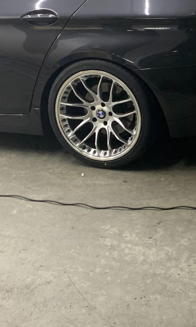 BMW staggered rim 20inch, Car Accessories, Tyres & Rims on Carousell