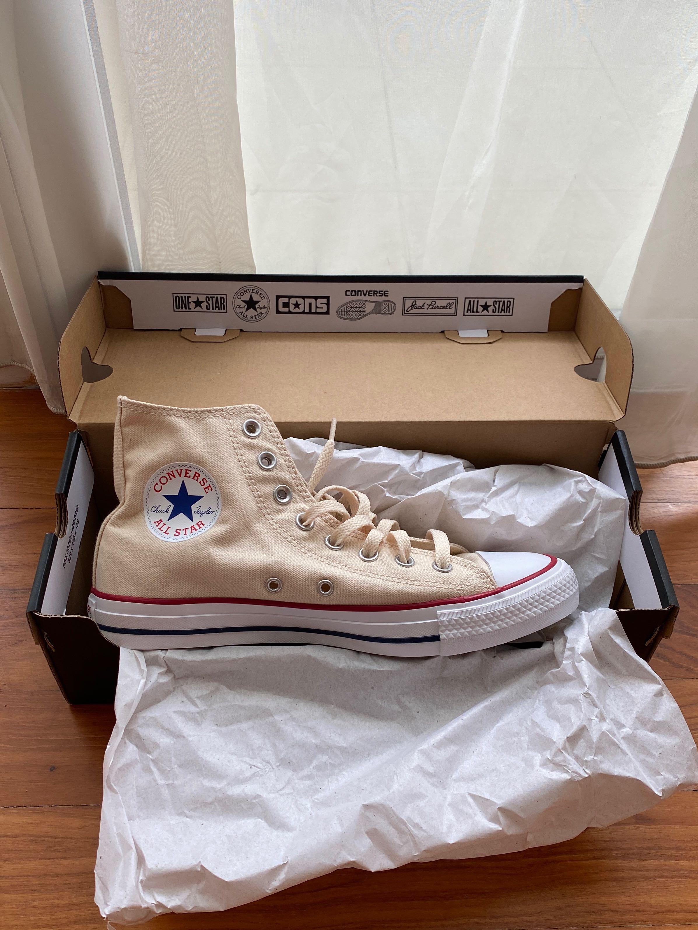 BNIB Natural Ivory Converse Chuck Taylors (negotiable price), Men's ...