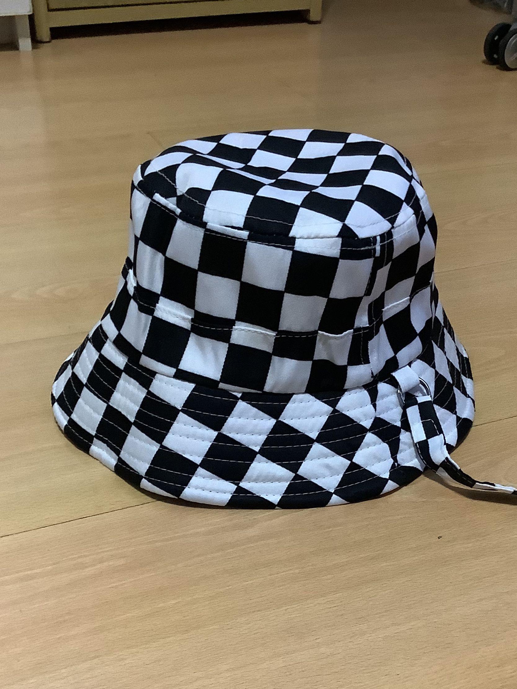 Checkered Bucket Hat Fisherman Cap Tiktok Douyin KANGOL inspired Y2K ...