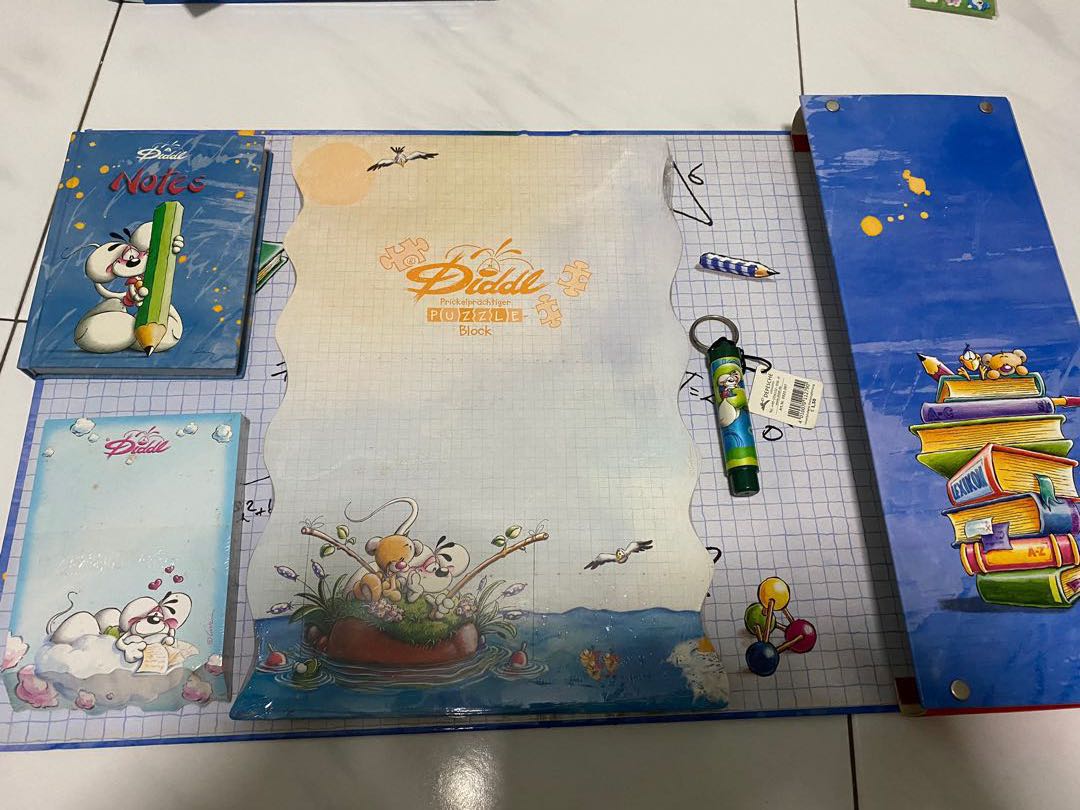 Diddle files/ notepad/ pen/ letter paper, Hobbies & Toys, Stationery ...