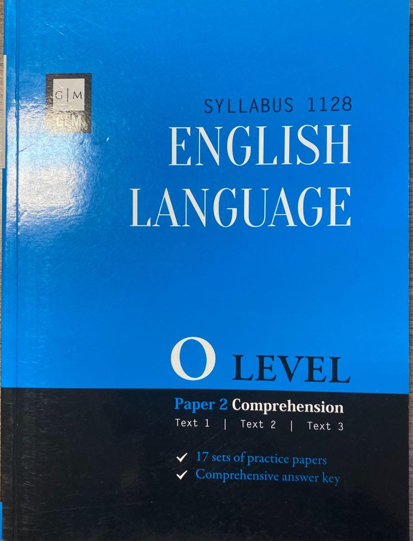 English language O level comprehension, Books & Stationery, Textbooks ...