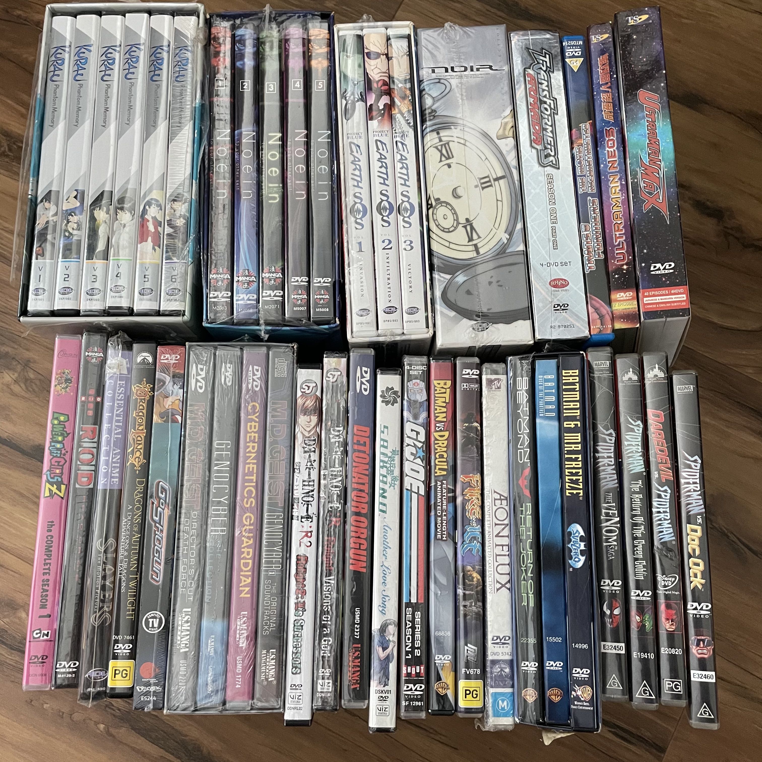 May Day promo: Entire anime and cartoon dvd collection (transformers ...