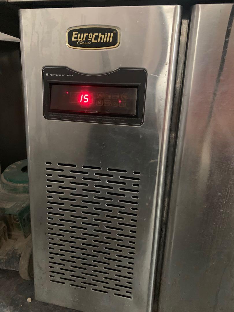 Euro chill 2 door counter Chiller, TV & Home Appliances, Kitchen ...