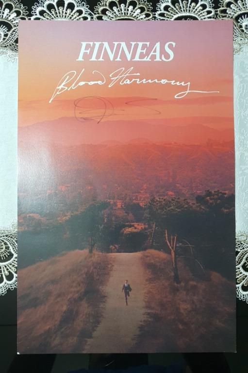 FINNEAS - Blood Harmony Vinyl + Signed Poster Bundle, Hobbies & Toys ...