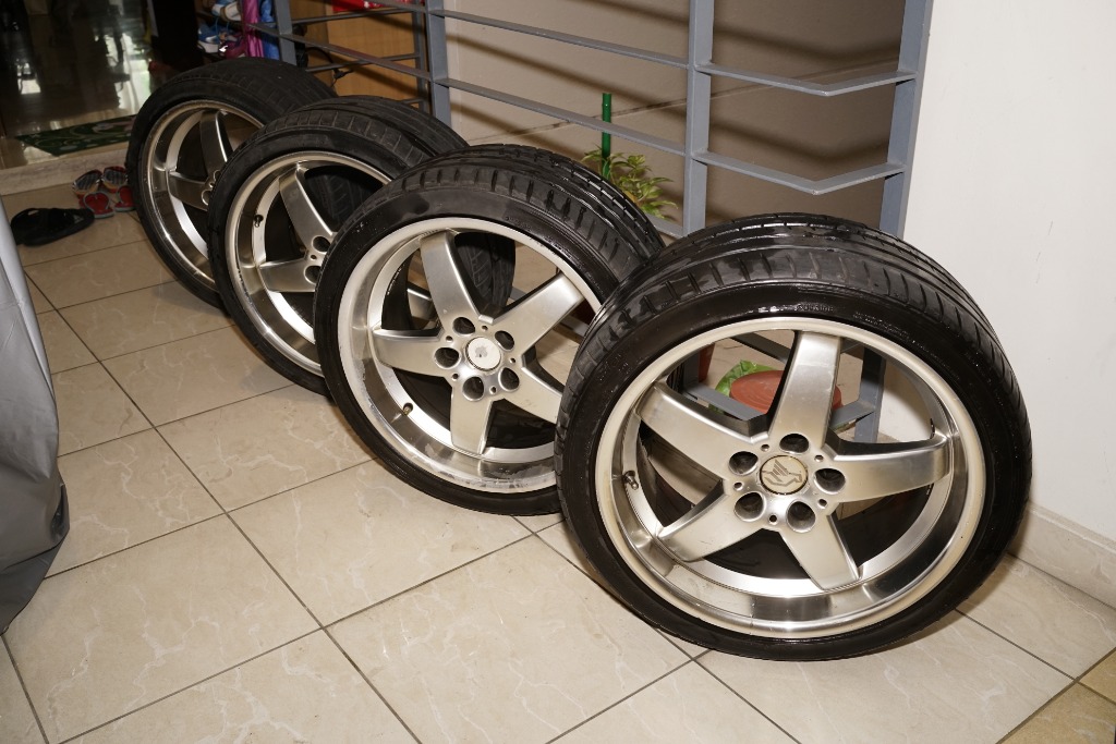 Hamann HM2 replica rims x4 18x8 1/2, Car Accessories, Tyres & Rims on ...